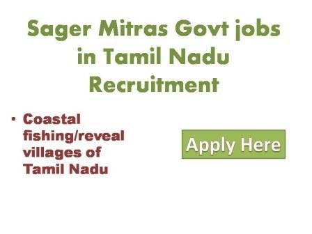 Sagar Mitra Govt jobs in Tamil Nadu Recruitment 2022