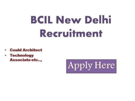 BCIL New Delhi Recruitment 2022