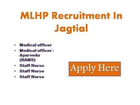 MLHP Recruitment In Jagtial 2023
