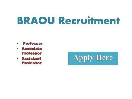 BRAOU Recruitment 2023